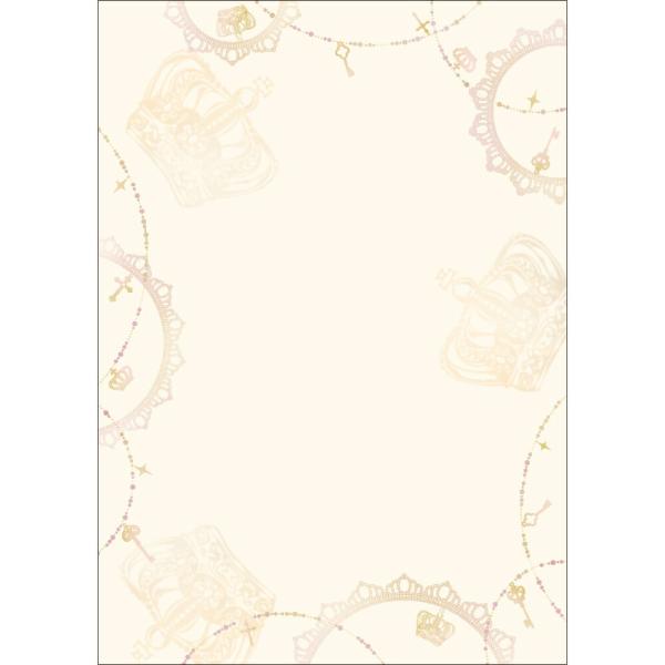洋風シーンを華麗に演出する美しいデザインペーパー（POP用紙）です。　独特の肌触りと美しい洋柄が人気のアイテムです。　プリンタ（インクジェットプリンター・レーザープリンター）と手書きに対応しています。　テンプレートを利用すれば簡単にオリジナ...