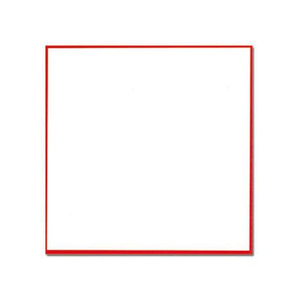 白地に赤枠が目を惹く敷紙(厚口)です。　「敷紙」とは物の下に敷く紙の事です。　紙を厚く貼り合わせ、渋などをひいて製した敷物をさします。　お茶席などで和菓子などの下に敷くなどして用いられる事があります。　また、お食い初めの祝い鯛に紅白紙を使う...