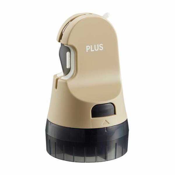 【商品名：（まとめ買い）プラス ローラーケシポン 個人情報保護スタンプ 箱用オープナー 交換式 レギュラー ベージュ IS-590CM 〔3個セット〕】　【商品説明】　個人情報や宛名を隠すことができるセキュリティスタンプ　　インクカートリッ...