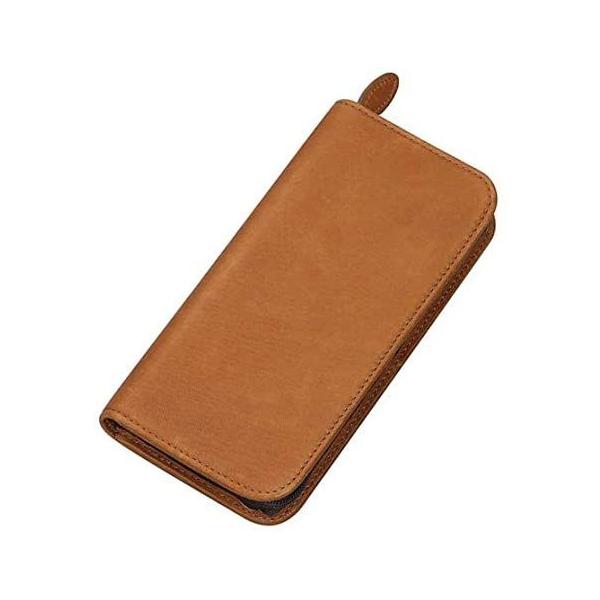 【商品説明】　素材と質感にこだわった、しなやかな手ざわりの革小物シリーズ「ペンサンブル」　　ラウンドファスナータイプの３本差ペンケース。メモやカードの入るポケットが２個あります。 内装はピッグスウェードにて大切なペンをしっかり守ります。可能...