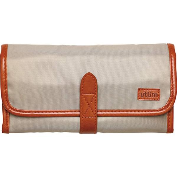 【商品名：ソニック クレープポーチ ユートリム グレージュ UT-1276-GR】　モバイルワークに必要なものを整理して収納できるクレープポーチ。　バンドホルダーにはケーブル類を収納できます。　モバイルバッテリーを収納して、ケーブル穴に通し...