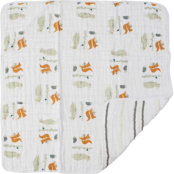 ４層で厚みたっぷりのブランケットは肌触りがよく【お昼寝ブランケット】や【クーラーなどの冷気除け】だけでなく、幼児から大人まで【ひざ掛け】としても長くお使いいただけます。　　【商品内容】●リトルブランケット●家庭洗濯可（洗濯機）　【商品サイズ...