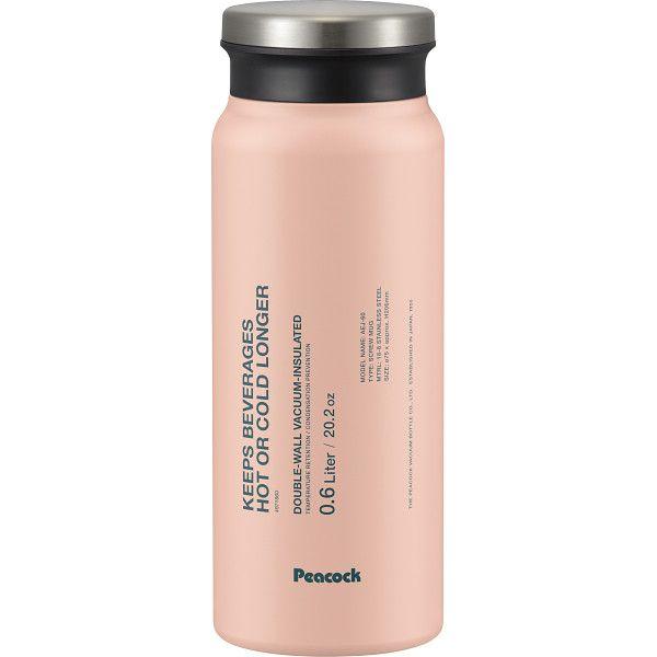 【商品内容】●口径＝約４４ｍｍ　【その他説明】●容量＝６００ｍｌ　【商品サイズ】●約７．５×７．５×２０．６ｃｍ・本体重量＝約３１０ｇ　【材質】●内びん・びん口部＝ステンレス鋼、胴部＝ステンレス鋼（アクリル樹脂塗装）、せん・飲み口＝ポリプロ...