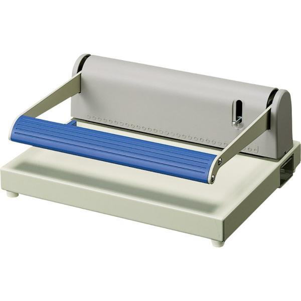 ●多穴を一度に穴あけできるパンチです。　●サイドゲージの切り替えにより両紙端から穴までの間隔が均等になります。　●抜きカスはダスターケース内にたまり、本体側面から捨てられます。　●切り替えレバーによりB5用紙の紙端に不要な穴があきません。　...