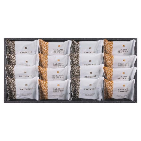濃厚なショコラブラウニーにアーモンドフレークをトッピングし焼き上げたブラウニーとキャラメル風味のブラウニー。口どけなめらかな生地にビターな味わいとアーモンド風味がマッチしたブラウニーとキャラメルが香るキャラメルブラウニーの詰合せです。　　【...