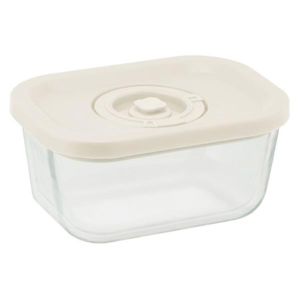 別売の専用製品で吸引+密封して鮮度長持ち!　　つくりおきの料理をそのまま食卓へ器としても使えるキャニスター保存開始日や期限日を設定できる日付目盛り付き!電子レンジ対応※加熱時は必ずふたをはずしてからご使用くださいオーブン対応※ガスオーブンで...