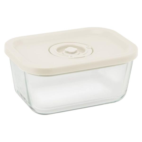 別売の専用製品で吸引+密封して鮮度長持ち!　　つくりおきの料理をそのまま食卓へ器としても使えるキャニスター保存開始日や期限日を設定できる日付目盛り付き!電子レンジ対応※加熱時は必ずふたをはずしてからご使用くださいオーブン対応※ガスオーブンで...