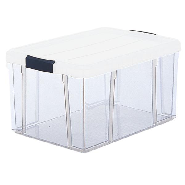 ●ホコリが入りにくい便利なフタ付<br>●積み重ねに便利なスタック機能<br>●中身が見易いクリアタイプ<br><br>●耐熱温度：-20℃〜100℃<br><br>規...