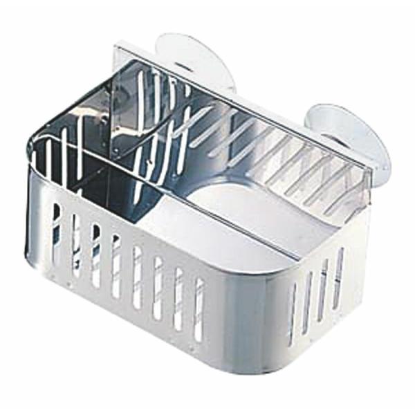 丈夫でお手入れが簡単なステンレス製<br><br>規格:S<br>外寸幅×奥行×高さ:100×165×H65mm<br>材質:18-0ステンレス<br><br>※画像は...