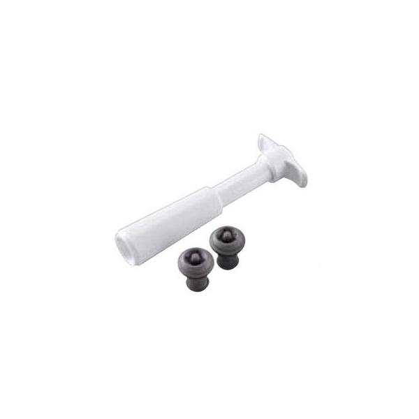 ●ストッパー2個付　　材質：ABS樹脂　全長mm：128　生産地：オランダ　[ バキュバン ボトル栓 ボトルストッパー ]