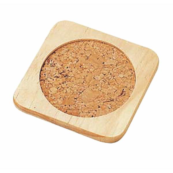 コルク製コースター<br><br>規格:角<br>縦×横×t=厚さ:95×95mm×t=5mm<br>材質:コルク<br><br>※画像は代表画像ですので、画像のサイズ...