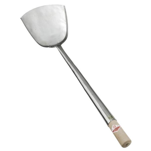 材質：18-0ステンレス　ヘラ部幅×縦×全長mm：110×95×400　生産地：中国　　※画像のサイズ感と実際のお届け商品のサイズ感は異なる場合があります。商品名および仕様に記載のサイズ・カラー等がお届けの商品になります。　　[ 中華ヘラ(...