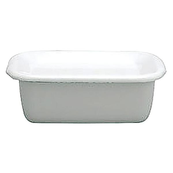 【ホーローの特性】　耐久性があり、熱伝導が良く冷却性にも優れ、食材や料理の・風味を変えないという特徴を持ちます。また匂い・汚れが付きにくく、洗浄しやすいのも特徴の一つ。　　材質：本体・蓋:琺瑯　外寸縦×横×高さmm×容量L：160×105×...