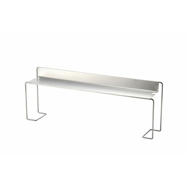 ●すき間に落ちてしまうクズや飛び散る油汚れを、しっかりガードします。　●ガラストップ型コンロにも合うシンプルなデザイン。　●簡単に組み立てられます。　　製品サイズ:約幅58.5×奥行11×高さ22.3cm　製品重量:約620 g　材質:棚板...