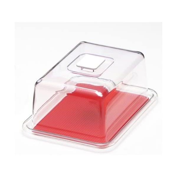 材質：トレー：メタクリル樹脂（耐熱温度80℃、耐冷温度-30℃）　マット：EVA樹脂（耐熱温度70℃、耐冷温度-30℃）　フード：耐衝撃性スチロール樹脂（耐熱温度80℃、耐冷温度-30℃）　つまみ：スチロール樹脂（耐熱温度80℃、耐冷温度-...