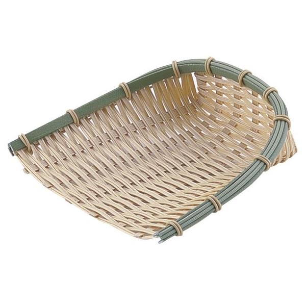 PPラタン●水洗いOKで洗剤も使えてお手入れ簡単、衛生的です。　●冷蔵庫内でのご使用もできます（冷凍は不可）。　●柔軟性、耐衝撃性に優れ、天然藤と違いささくれません。　　材質：ポリプロピレン　●耐熱：120℃　外寸横×幅×高さmm：300×...