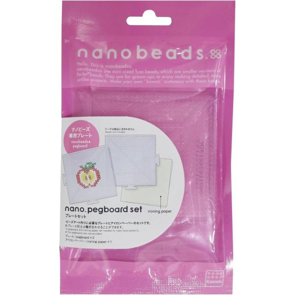 ビーズアート作りに必要なプレートとアイロンペーパーのセットです。　　プレート同士は繋ぎ合わせることができるので、より大きな作品にもチャレンジできます。　【付属品】透明プレート2枚、アイロンペーパー1枚　＊性能上尖った部分があります。小さな部...