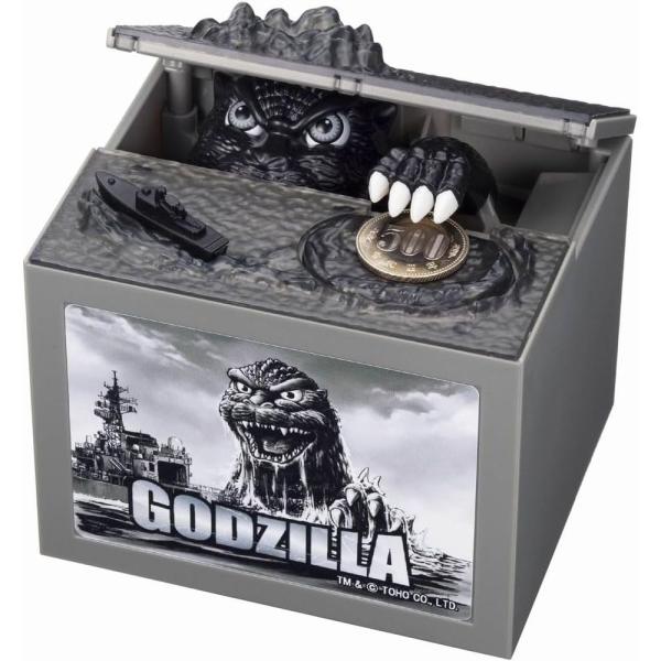 ・海外のお客さんにもうけること間違いない。　・商品のパッケージも新しくなりました。　・ゴジラバンクをモノトーン一色に重厚感あふれるデザインにしました　・表面の畳から忍者猫が可愛く登場します。　・500円硬貨で40枚貯金する事ができます。裏の...