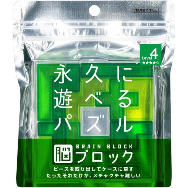 永久に遊べるパズル・脳ブロック　3色のグラデーションで構成された美しい透明ピースをケースにはめるパズルです。　　解答は何百〜何万通りもあるにもかかわらず、その1つのパターンにたどりつくことさえ至難のわざ。　遊ぶたびに解答は変化するため永久に...