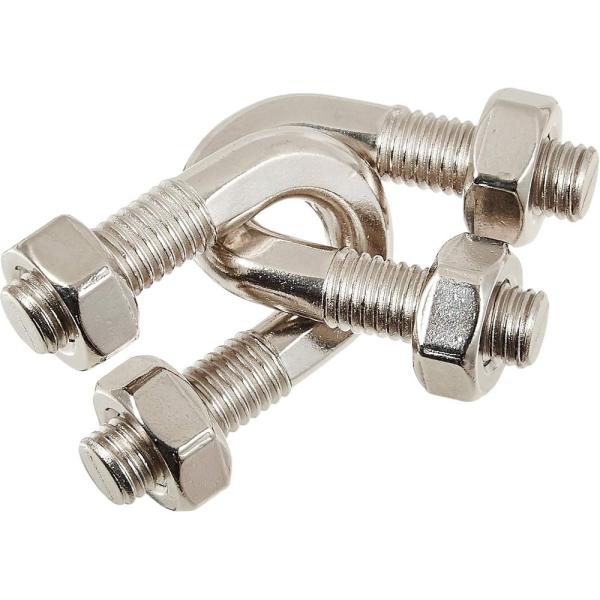 U字型の2本のボルトに4つのナット。　　一見、どこにでもある単なる部品の集合体にしか見えないが、巧妙なしかけが施されている。　解法の手がかりは、まず、ひとつひとつの部品をよく見ることだろう。　テーマは「錯」。香港のKyoo Wongが考案し...