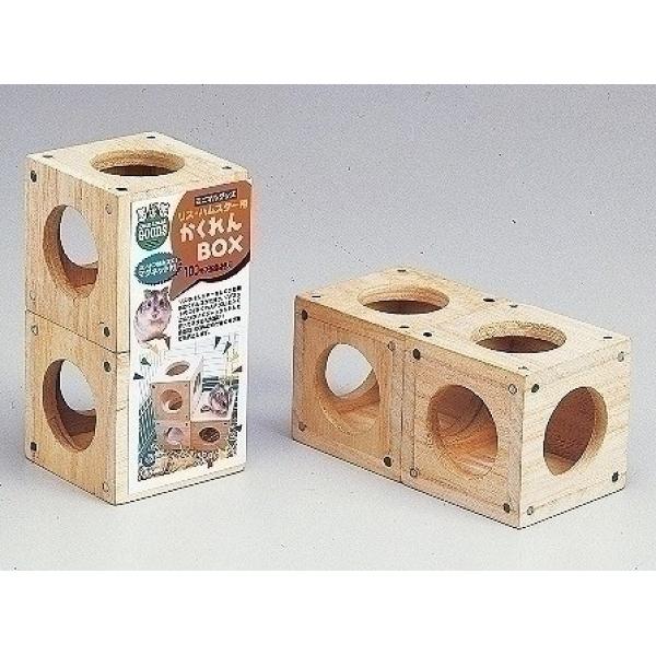 積み重ねていろんな形が作れる自然木のボックス　　【賞味期限】【商品サイズ】66×66×132【完成サイズ】66x66x66【材質】天然木（桐）・磁石（鉄）【セット内容】2個【原産国または製造地】中国【諸注意】●本品は小動物専用の用品です。他...