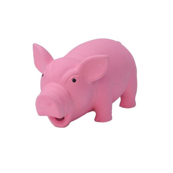 ミッドサイズで豊富な遊び方ができるおもちゃ　　ミッドサイズで豊富な遊び方ができる豚おもちゃ。かわいい鳴き声でコミニケションアップ　　【材質/素材】　ラテックス　　【原産国または製造地】　中国　　【商品使用時サイズ】　幅190×高さ100×奥...