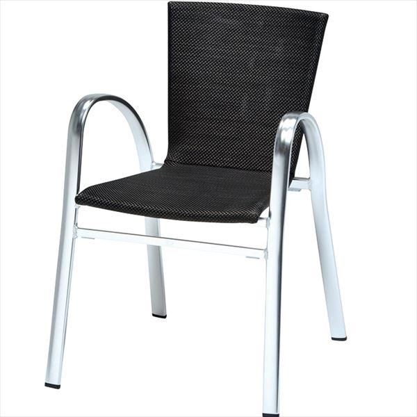 送料無料【ニチエス】オシャレなアルミチェア、テーブル