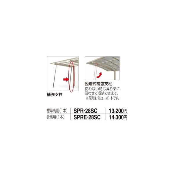 【四国化成】バリューポート 基本タイプ用取外式補強支柱