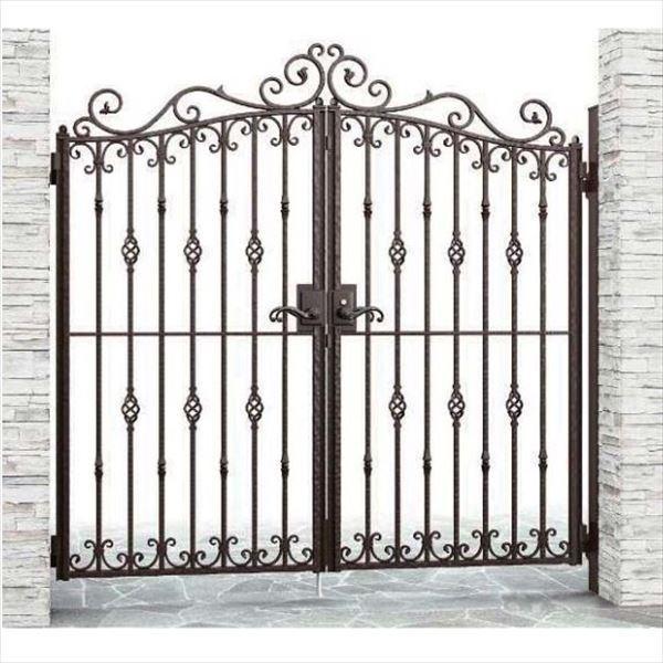 送料無料【YKKAP】伝統的な装飾と手仕上げの風合いが上質な門扉デザイン。