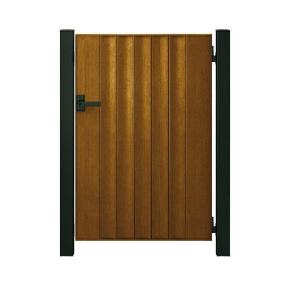 送料無料【YKKAP】たてリブモールのインダストリアルデザインの門扉です。