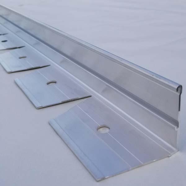 送料無料【ヤマム】曲線や自由な施工が可能なアルミ製エッジ材です