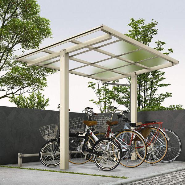 送料無料【YKKAP】住宅スタイルにマッチする、ストレートな形状のサイクルポート