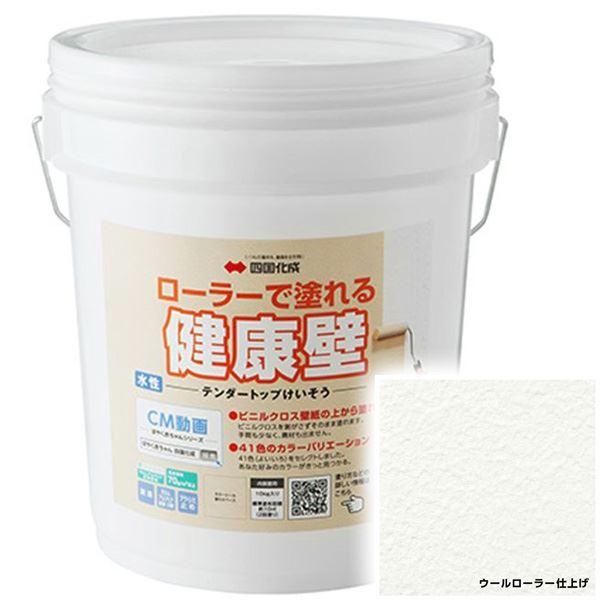 【四国化成】ローラーやヘラで施工可能。けいそう土の質感がモダンな室内空間を演出。