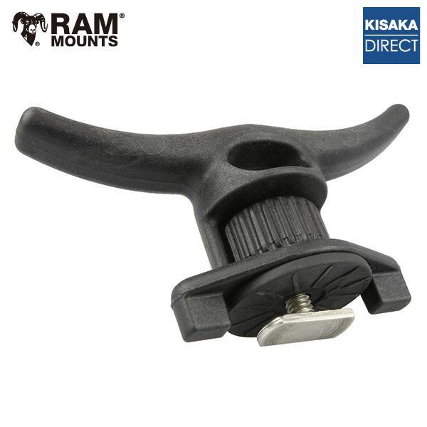 商品コード：180432タフトラックなどのトラックレールに直接取付可能なクリートです。クリート部分の下にノブがあり、簡単に固定したり、緩めたりすることが出来ます。◆サイズ：・全高(ネジ部除く)：50mm(クリート部先端で計測)・全幅：113...