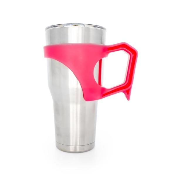 商品コード：191924持ち手の付いてない大型タンブラーに取り付けることのできるプラスチック製ハンドルです。30oz(約900ml)タイプの円径タンブラーに取付可能です。タンブラーのハンドル取付部の外径が103mm以上必要です。また、円形以...