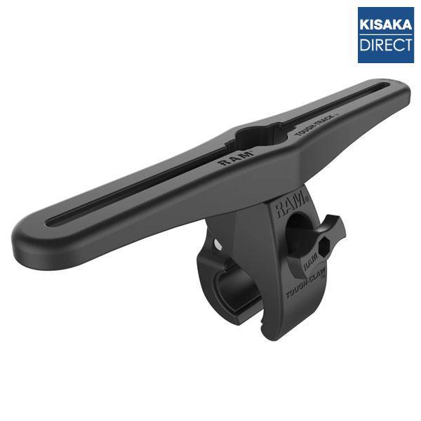 商品コード：220404いろんな場所へクランプ出来るタフクロー(ラージサイズ)にトラックシステムを備え、様々なデバイス(トラックボール、アクセサリー類)を取付けオリジナルなマウントシステムを構築出来ます。※魚探やロッド等の重量物の取付けはレ...