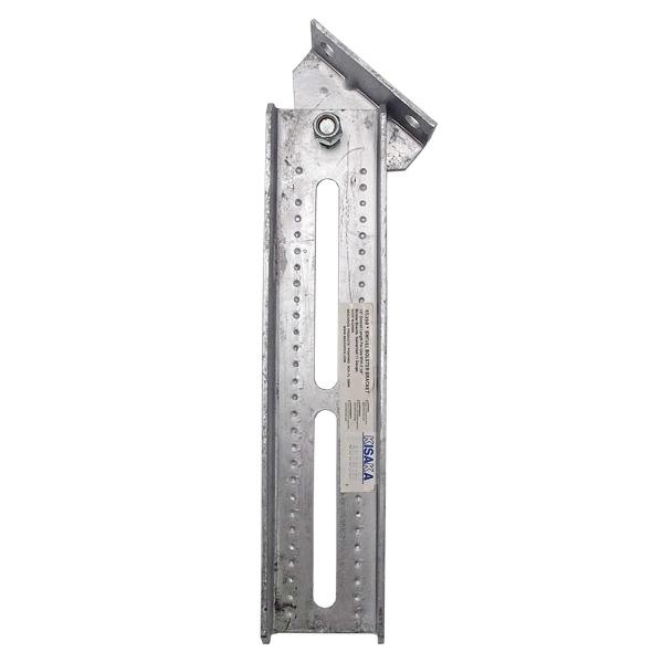 商品コード：355350トレーラーなどにバンクボードやローラーバンクを取り付ける、バンクステーとスウィベルのセットです。各パーツ単品での販売はありません。◆販売単位:1本◆寸法:全長 330mm / ステーのみ 305mm(12インチ)◆ボ...