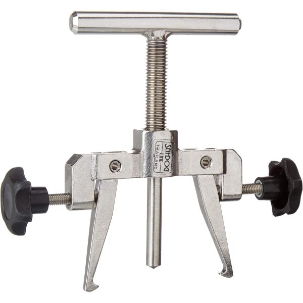 商品コード：400401ウォーターポンプなどのラバー製インペラー抜き取り工具です。商品名の「長さ57〜65mm用」とはインペラーのツノからツノの間の長さです。※プーラーが挟む事の出来る最大長ではありません◆インペラー対応サイズ(直径)：57...