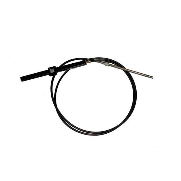 商品コード：412426SSC124シリーズのステアリングケーブルです。旧型のラックヘルム（生産終了）に適合します。ケーブル被覆に「SSC124〇〇」の刻印があります。（〇〇はフィート単位のケーブル長さ）ケーブルの長さを決める場合には、必ず...