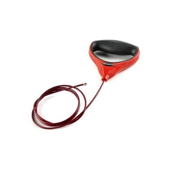 商品コード：423201ナイロンコーティングされたステンレス製のエレキ引き上げ用ケーブルを、ナイロン製のエレキ純正ロープと交換する事でロープ断裂等のトラブルに悩まされません。ハンドルも握りやすい形状ですのでエレクトリックモーターの上げ下げも...