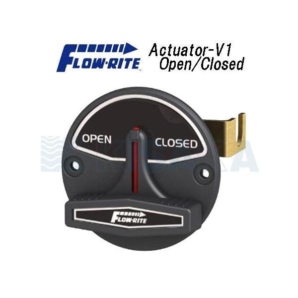 商品コード：501820フローライト社 リモートドレーンシステムのアクチュエーター(V1 OPEN-CLOSED切替レバー)です。別売りのFlow-Rite V1/ON-OFFバルブやシステムケーブルと組み合せることで、コクピットなどからラ...