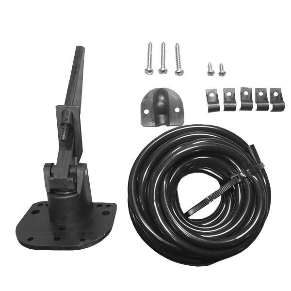 商品コード：691106FARIA(ファリア)製の黒色ピトー管キットです。チューブ内の水圧を感知して速度を計測します。最大80マイル/時(時速130キロ)まで対応します。※ 速度計/スピードメーターは別売りです。◆取付穴Φ5mm×4箇所、Φ...