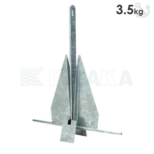 商品コード：695040スタンダードなダンフォース型人気のアンカーです。フルーク(水底に食い込む爪)の面積が大きいため、泥や砂などが多い底質に適しており、おすすめです。◆重量：8lbs / 3.5kg◆対応ボートサイズ：17ft 〜 24f...