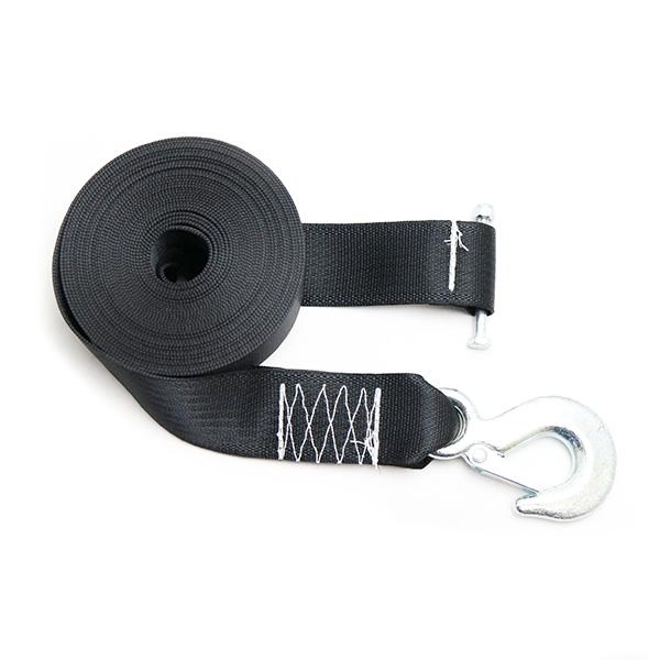 商品コード：750475トレーラー用のウィンチストラップです。ボルトを通して固定するループエンドタイプ。※ボルト＆ナット付き◆サイズ：幅2"(50.8mm) × 長さ：25FT(7.5m)◆耐荷重：1665lbs(775kg)◆破断荷重：5...