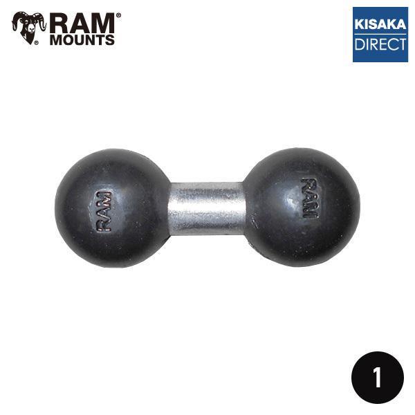 商品コード：7823012つの1インチボール用ダブルソケットアームを連結するための、ダブルボールアダプターです。アームの延長や、よりフレキシブルな角度調整が必要な場面でご使用ください。◆ボールサイズ:1インチ◆全長:約63.5mm(シャフト...