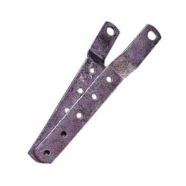 商品コード：886122キールローラーをトレーラーに取り付けるためのブラケット(亜鉛メッキ製)です。取付ボルトは付いておりませんので、必要に応じて取り付けボルトキットや、Uボルトなどをご購入ください。◆サイズ：縦310mm×幅38mm×板厚...