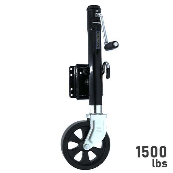 商品コード：912615FULTON製のトレーラージャッキです。ストロークサイズ、耐荷重等をご確認の上で取り付けを行って下さい。◆耐荷重:1500 lbs / 680kg◆ホイール径:8インチ / 約200mm◆ストローク長さ:270mm◆...