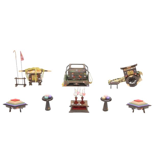 アウトレット品 雛人形道具類 雛道具 40号六点セット 古代料理付 21ya1243 飾り幅目安100〜105cm (sn54) インテリア ディスプレイ 見切処分品5000円以上お買上で北海道・沖縄・離島を除き国内送料無料(運賃弊社負担）...