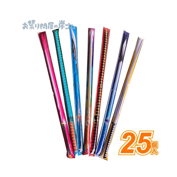 商品サイズ：95×4.5cmパッケージサイズ：29×8×2cm内容物：クエン酸・炭酸水アソート：全7種類剣の柄の上から中にある袋をつぶすと剣がゆっくり膨らみます。膨らます手間を省くことができ、単価もお安いので、配り用に最適です！膨らますと全...