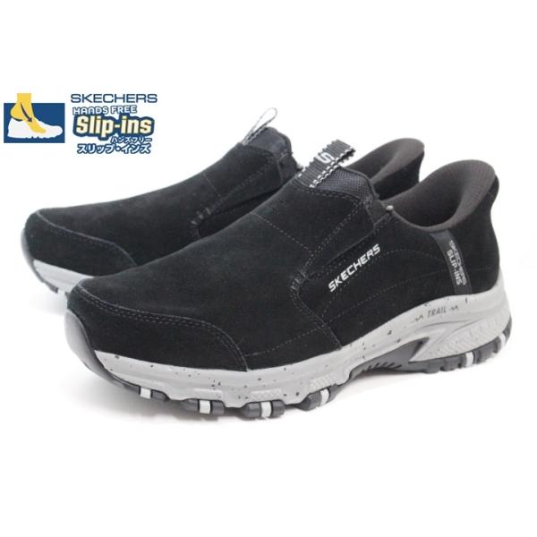 スリップオンタイプのトレイルハイキングシューズです。・すぐに足にフィットする、Skechers Hands Free Slip-ins（スケッチャーズ ハンズフリー スリップインズ）・独自のHeel Pillow（ヒールピロー）で足をしっか...